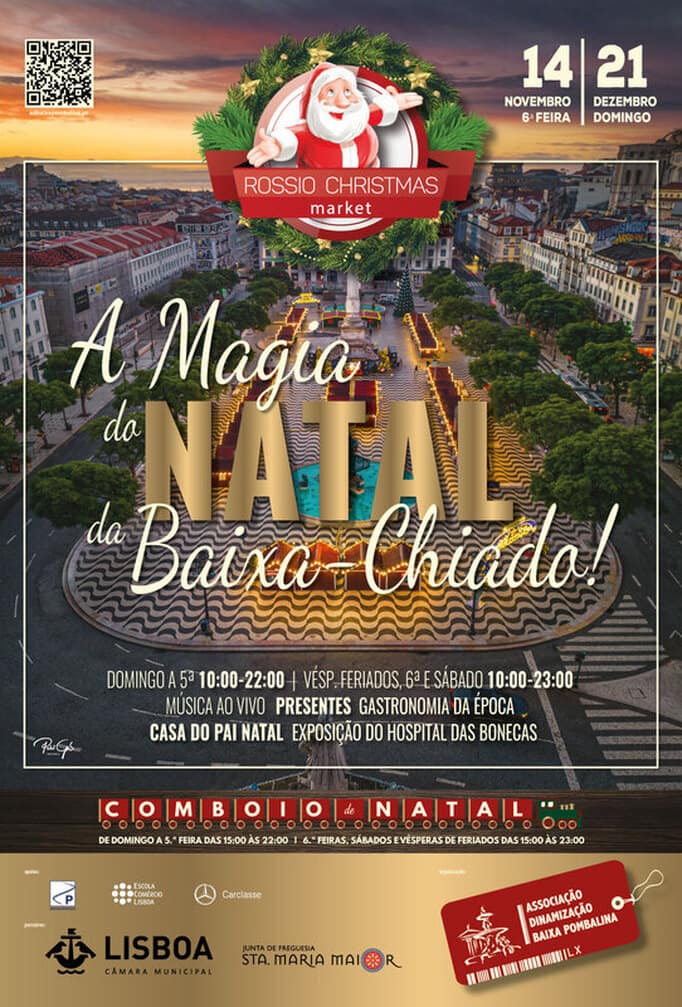 Mercado de Natal do Rossio 2025 – Natal em Praça D. Pedro IV