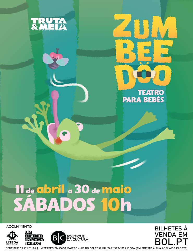 Zum Bee Doo – Teatro para bebés 2026 em Boutique da Cultura