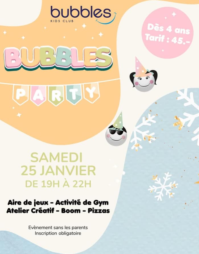 🎉 Bubbles Party - Léman Events