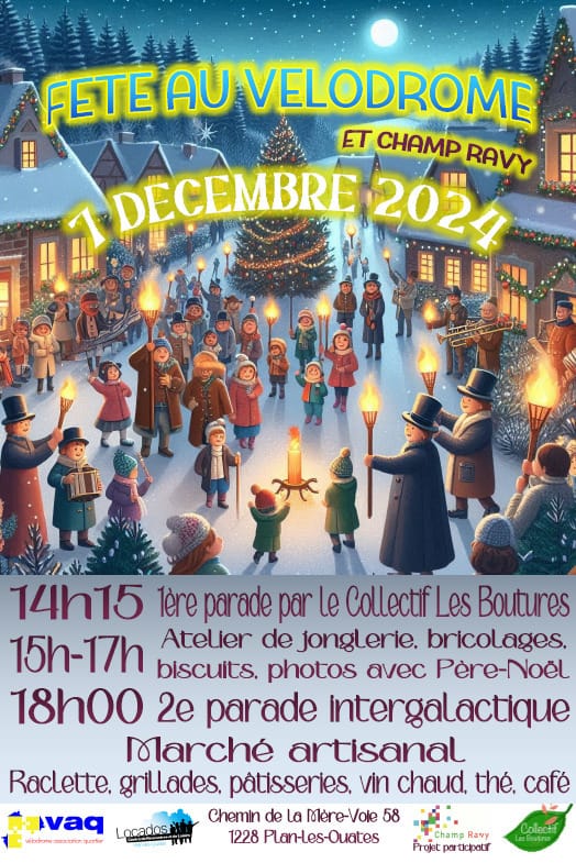 Fête au Vélodrome et Champ Ravy 2024 – Noël