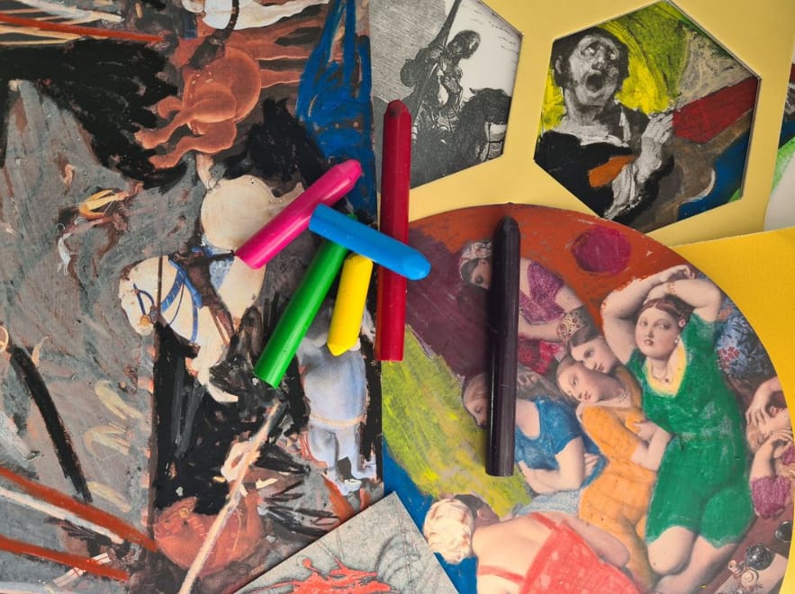 🎨 Criar uma obra única através de «Collage – Décollage» - Lisboa Events